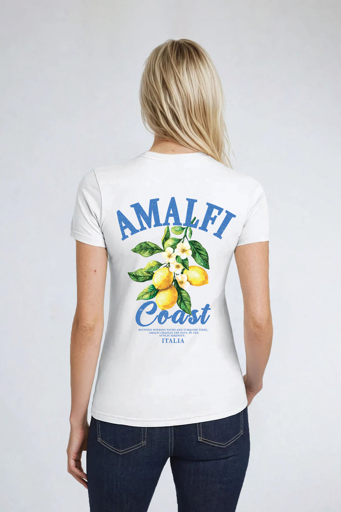 Amalfi Coast Printed T-Shirt (Custom Pack) | Missi Clothing UK