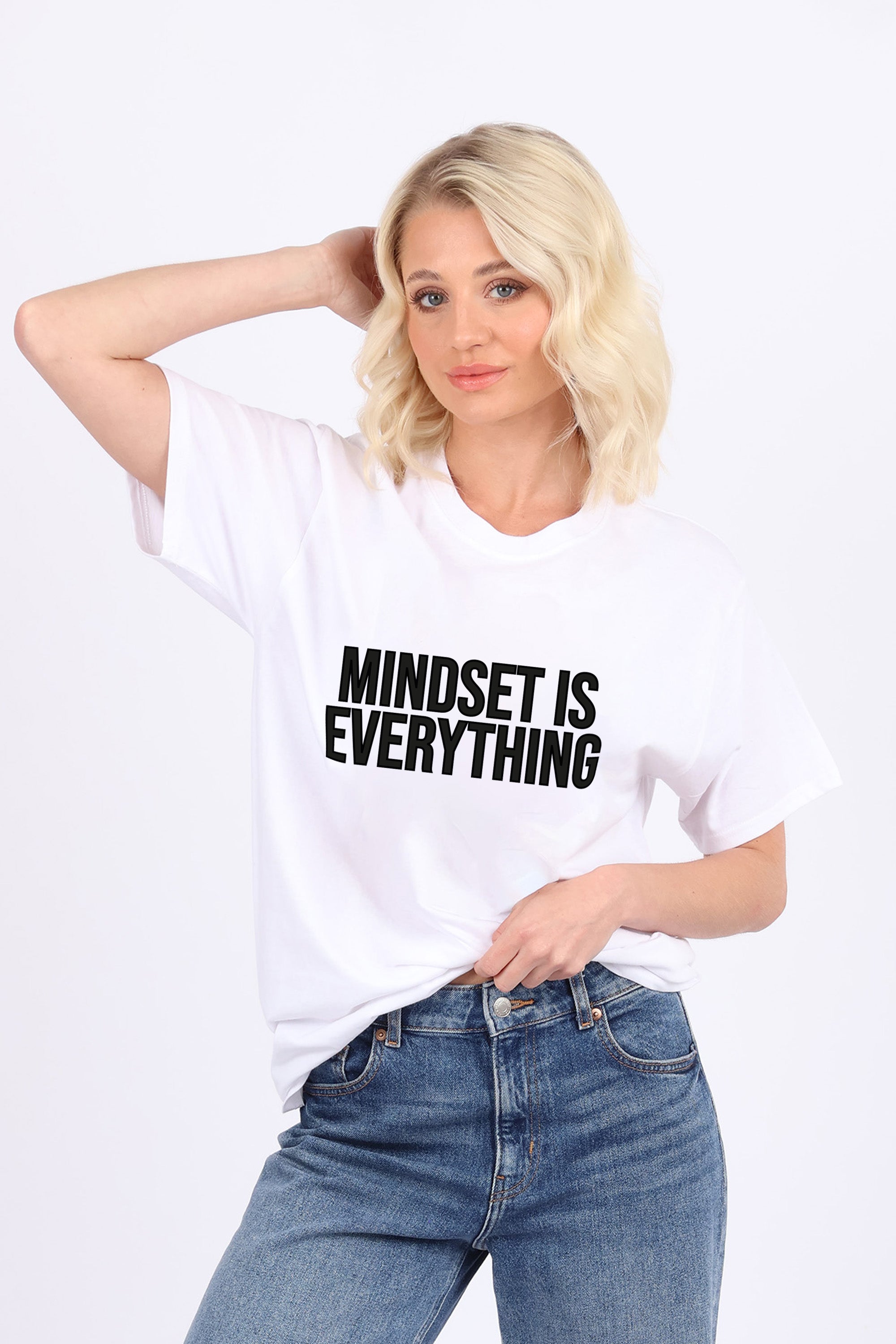 Mindset Is Everything Printed T-Shirt (Custom Pack)| Missi Clothing UK ...