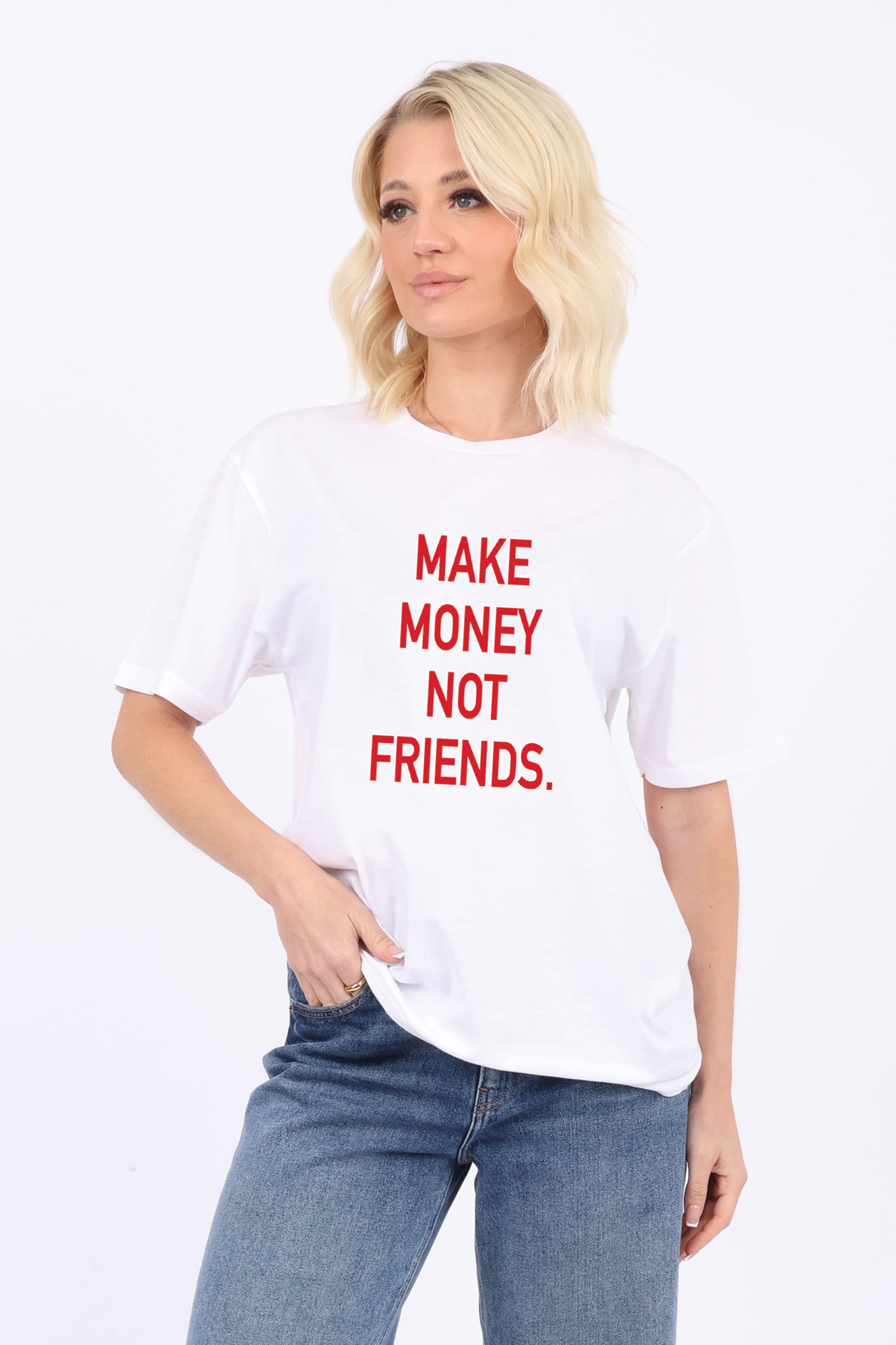Make Money No Friends Printed T-Shirt (Custom Packs) | Missi Clothing ...