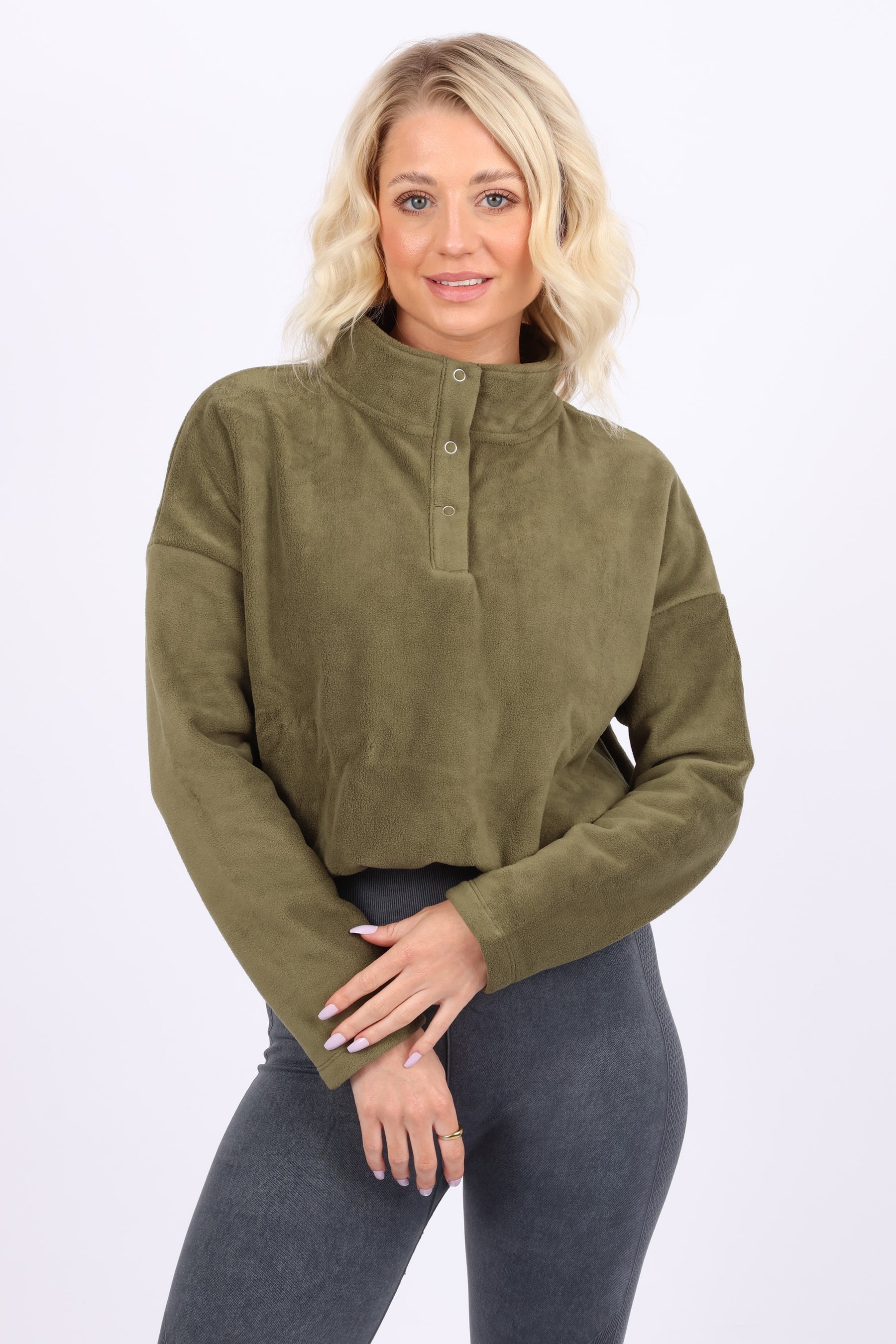 Missi Clothing Wholesale | Pre-Order Fleece Cropped Top (Custom Pack)